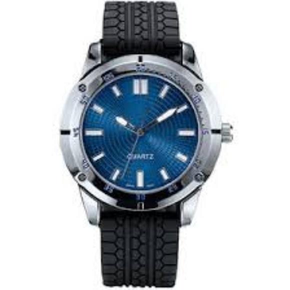 Avon | Accessories | B2g Mens Rubber Strap Watch In Blue | Poshmark